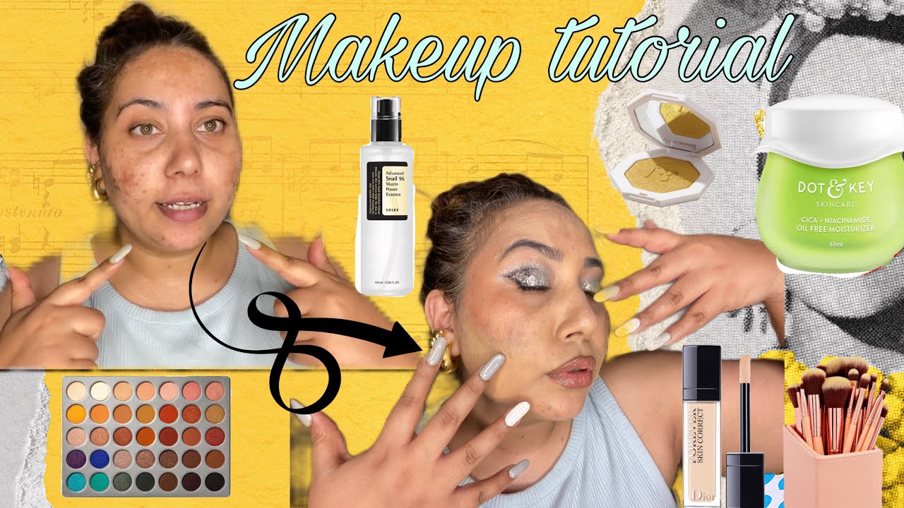 Makeup tutorial 💄🌸#snailmucin #dotandkey #makeuptutorial #makeup ...