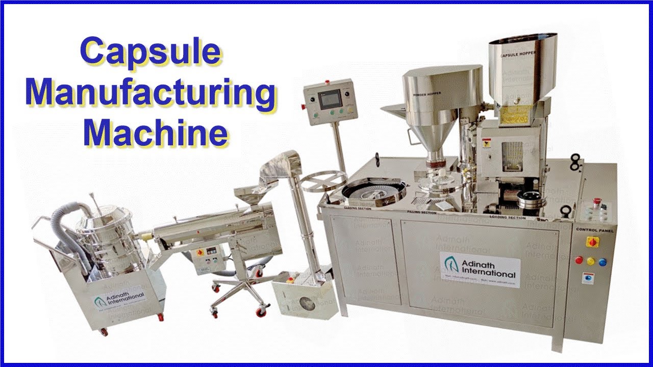 Capsule Making Machine in India, Capsule Manufacturing Machine - YouTube