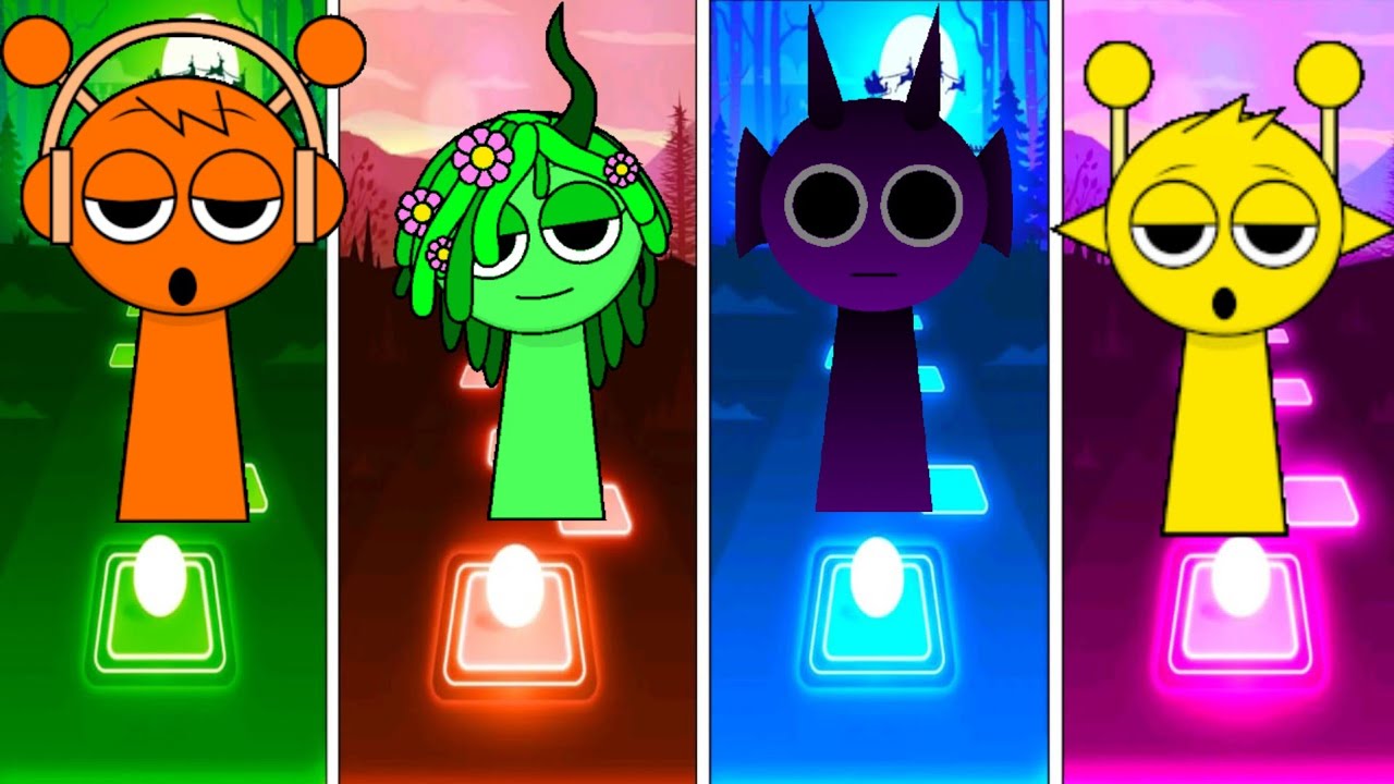 Orange Sprunki Coffin 🆚 Green Sprunki Coffin 🆚 Purple Sprunki Coffin 🎼 ...