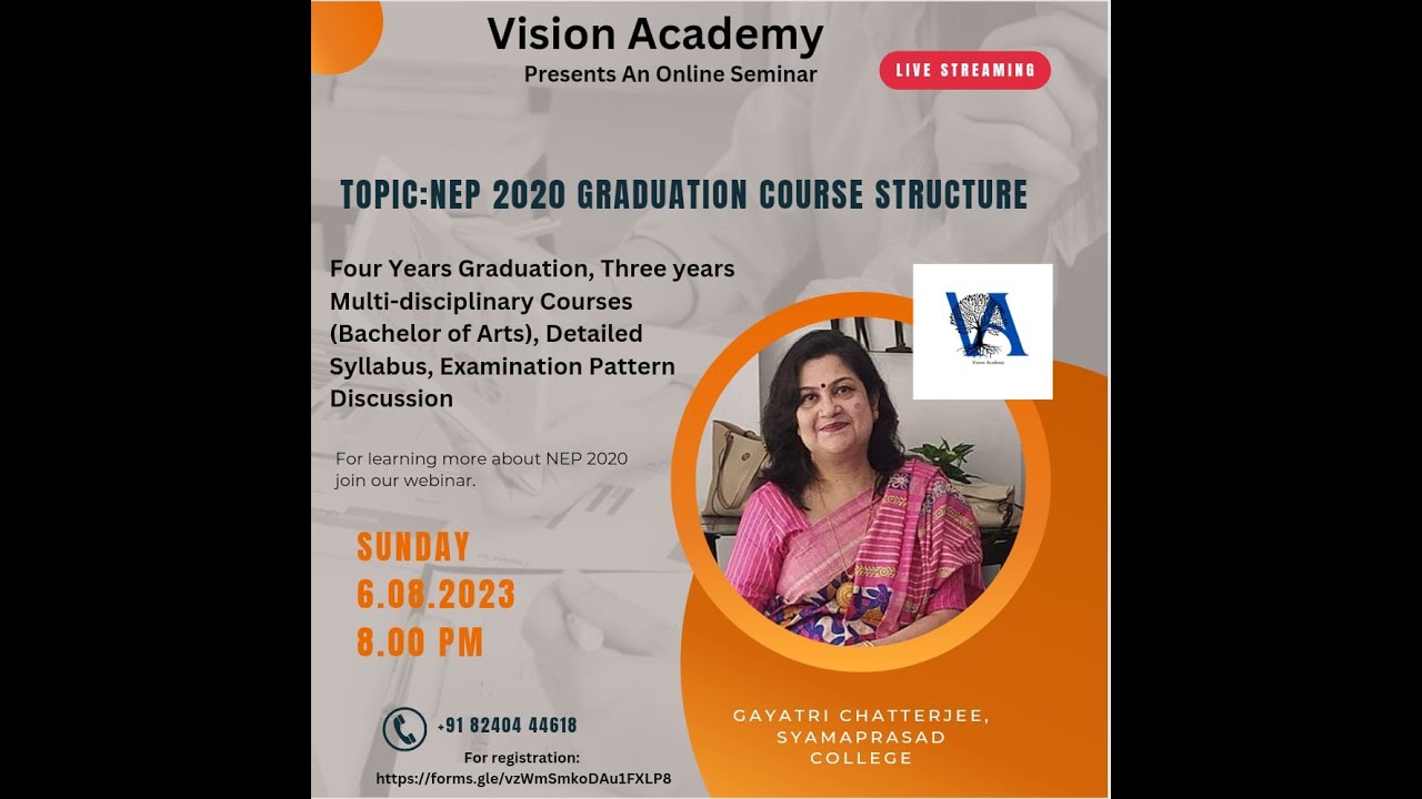 Vision Academy : NEP 2020 Course Structure Discussion - YouTube