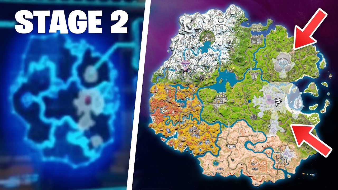 2nd STAGE Of Fortnite Chrome Revealed (Upcoming Map Changes) - YouTube