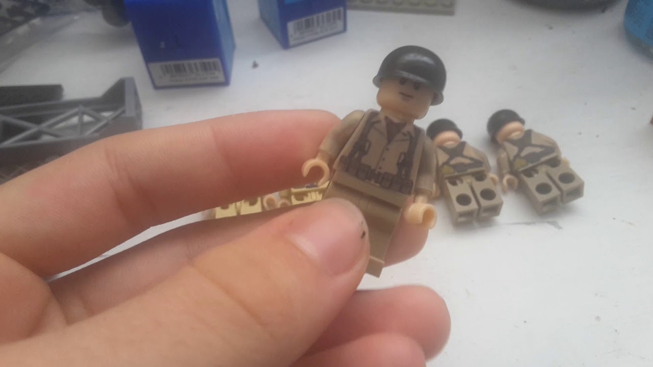 Lego ww2: dos decals pour mes soldats U.S - YouTube