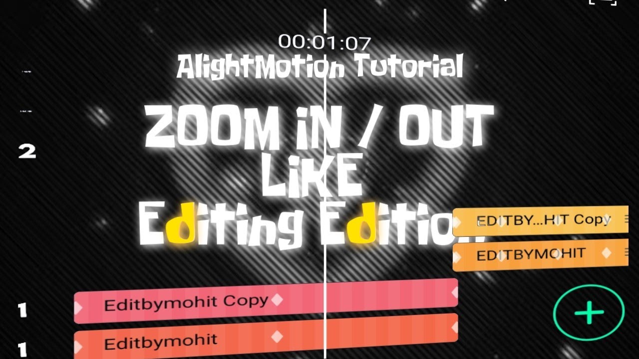 Smooth Zoom In & Zoom Out Like Editing Edition | In AlightMotion | Editbymohit Tutorial - YouTube