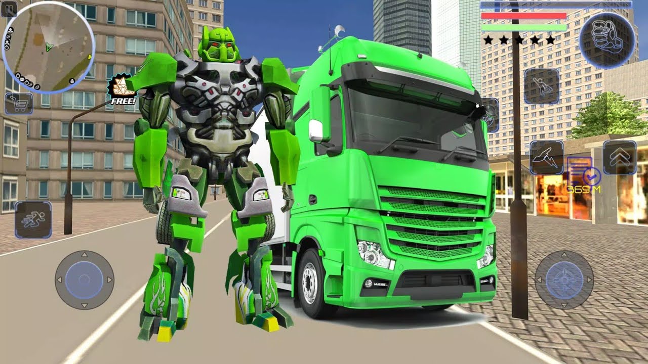 Robot Araba Oyunları - Araba Robot Dönüşümü - Robot Truck Transformer ...