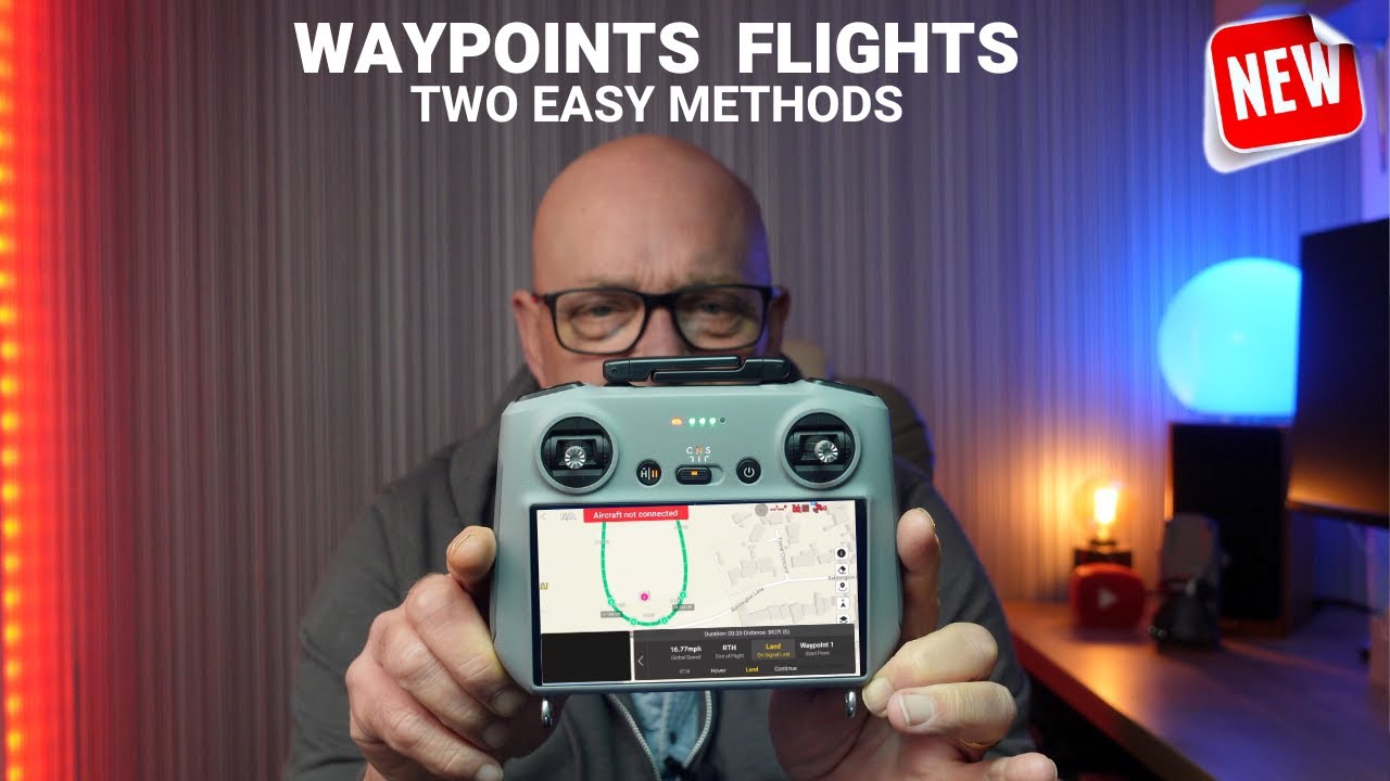 DJI mini 4 Pro - Level up your footage with Waypoints! - From beginner ...