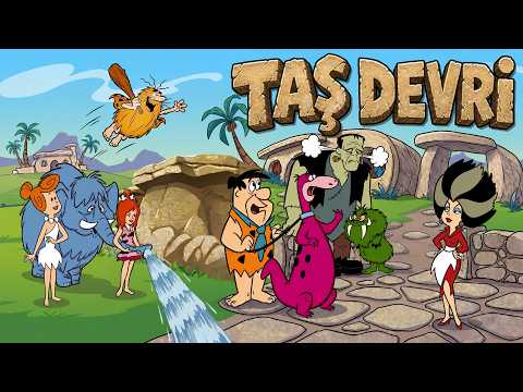 Taş Devri HD 4 Ayrı Bölüm | Kaptan Mağara adamı / Bam Bam,Çakıl ve Dino / Frankenştayn Ailesi