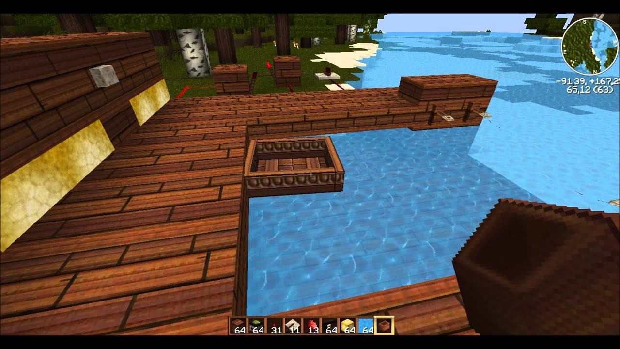 Minecraft Vollautomatischer Hafen [HD] - YouTube