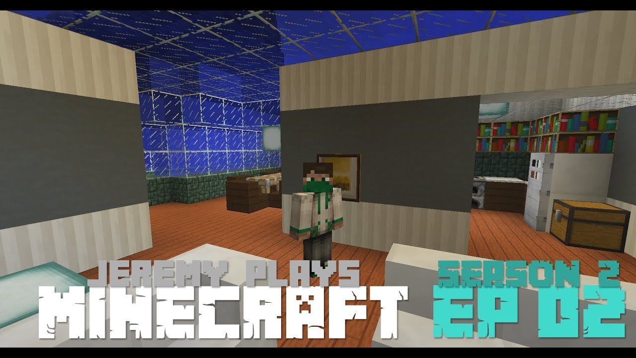Jeremy Plays Minecraft: Creating My Underwater House [Season 2, Episode ...