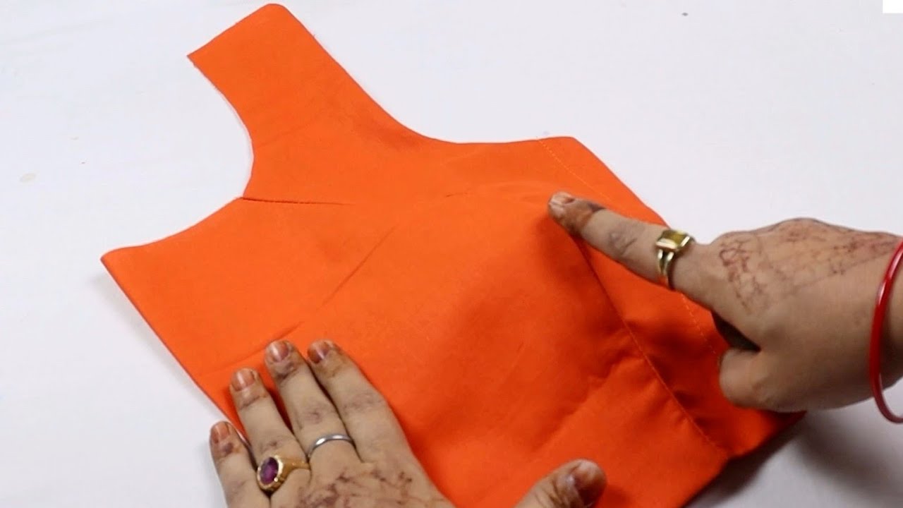 4 Dart Blouse Cutting And Stitching | Normal Blouse Convert to Princess ...