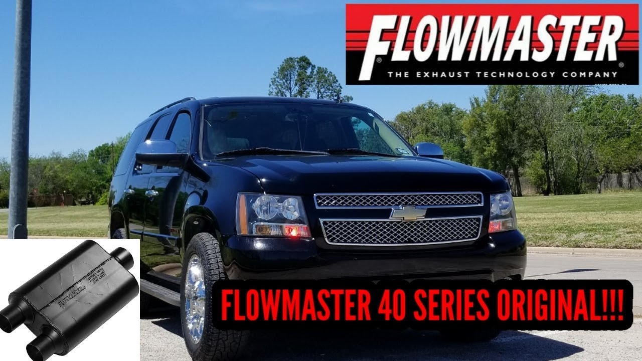 FLOWMASTER 40 SERIES ORIGINAL DUEL OUTLET ON 08 CHEVY TAHOE 5.3 V8 ...
