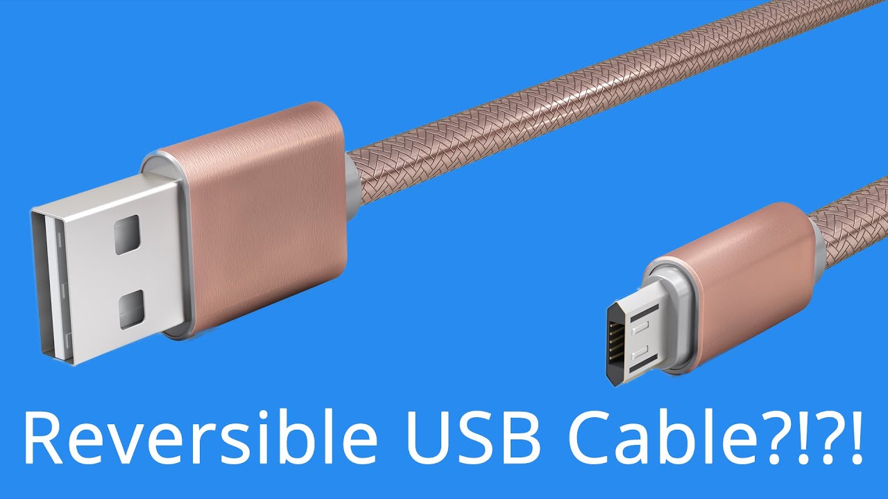 A reversible USB cable?! - YouTube