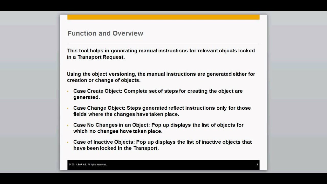 Manual instruction generator for SAP notes - YouTube