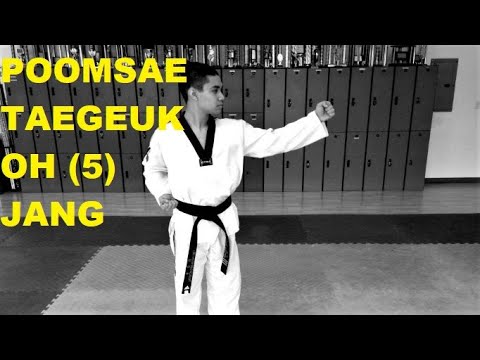 Taekwondo Form 5 TAEGEUK OH JANG (Blue Belt) Lima TaeKwonDo Academy USA WT POOMSAE KUKKIWON ...