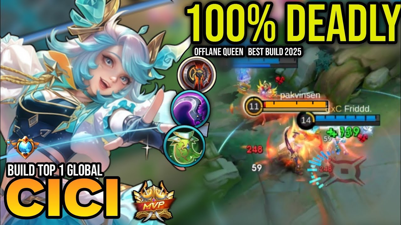CICI BEST BUILD 2025 | BUILD TOP 1 GLOBAL CICI GAMEPLAY | MOBILE ...
