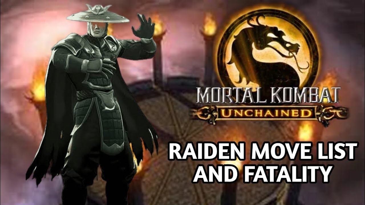Mortal Kombat Unchained Raiden Move List And Fatality || PPSSPP ...