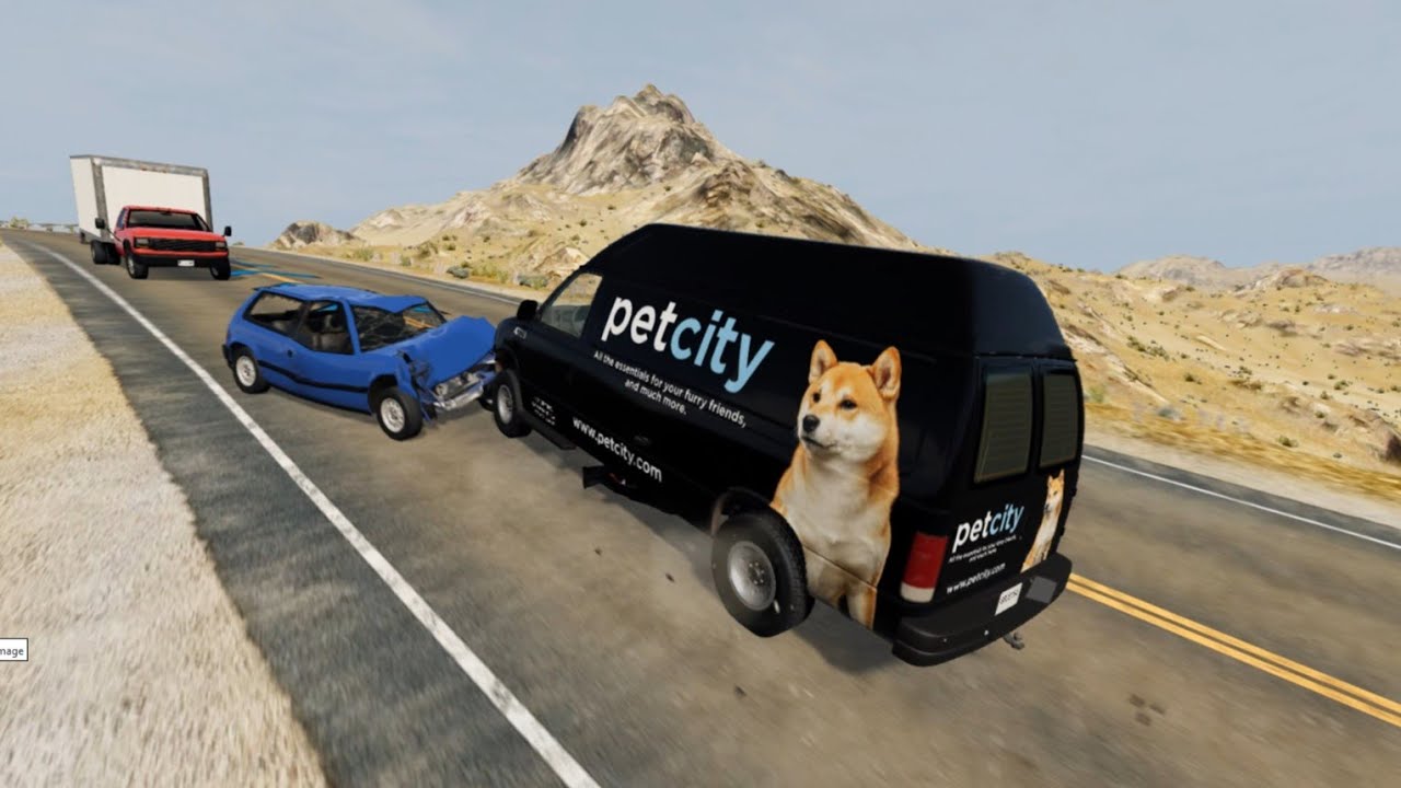 Beamng Desert drive & Ramp jumping car gaming - YouTube