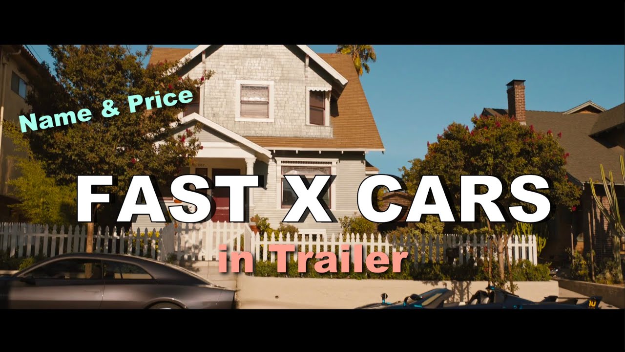 FAST X All cars in Trailer ワイルドスピード ファイヤーブースト 登場全車種紹介 - YouTube