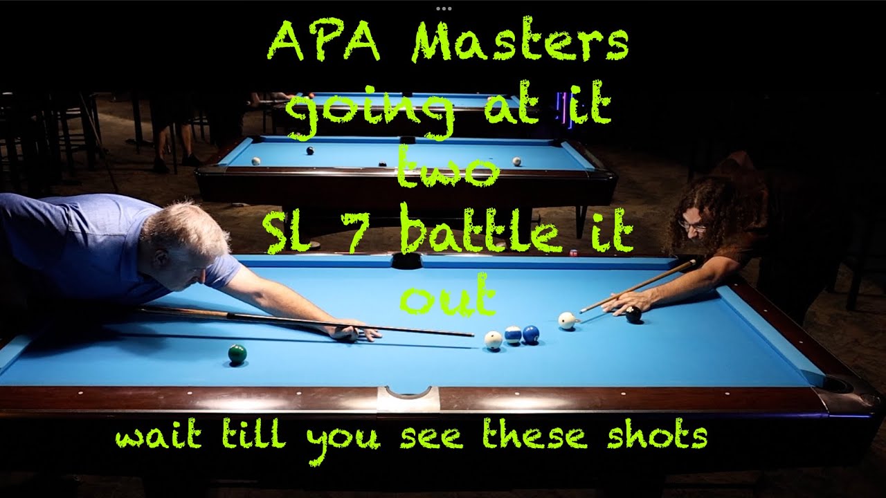 APA Masters 7 vs 7, Did you see that shot?WOW - YouTube