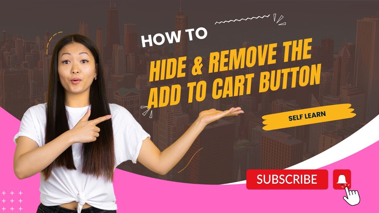 How To Hide And Remove The Add To Cart Button In Woocommerce Youtube