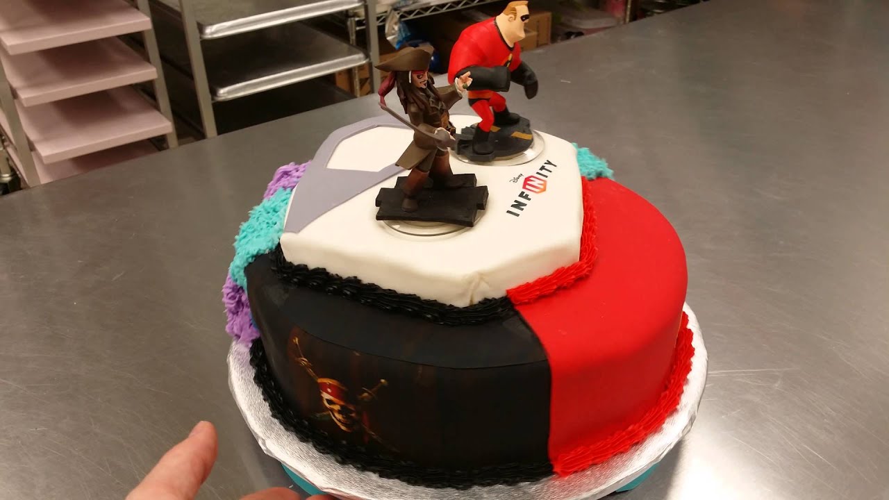 Disney Infinity Cake - YouTube