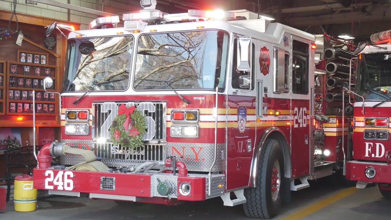 [First Video!] EMS Run for Brand New FDNY Engine 246 12/9/22 - YouTube