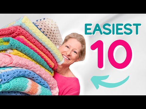 Top 10 Mindless Crochet Blanket Patterns You Can Make Today!
