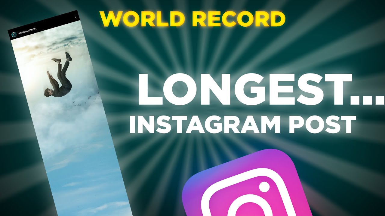 I Upload Longest Post On Instagram 😳 - YouTube