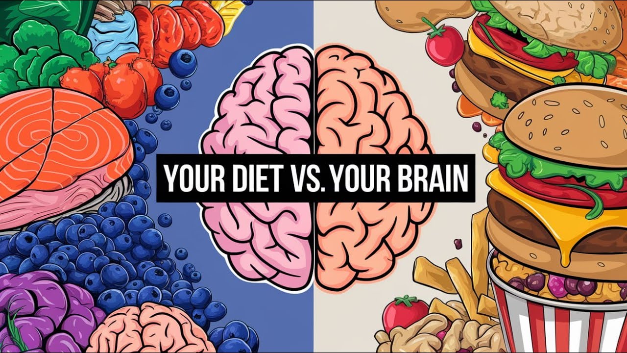 How the food you eat affects your brain - 7 facts - YouTube
