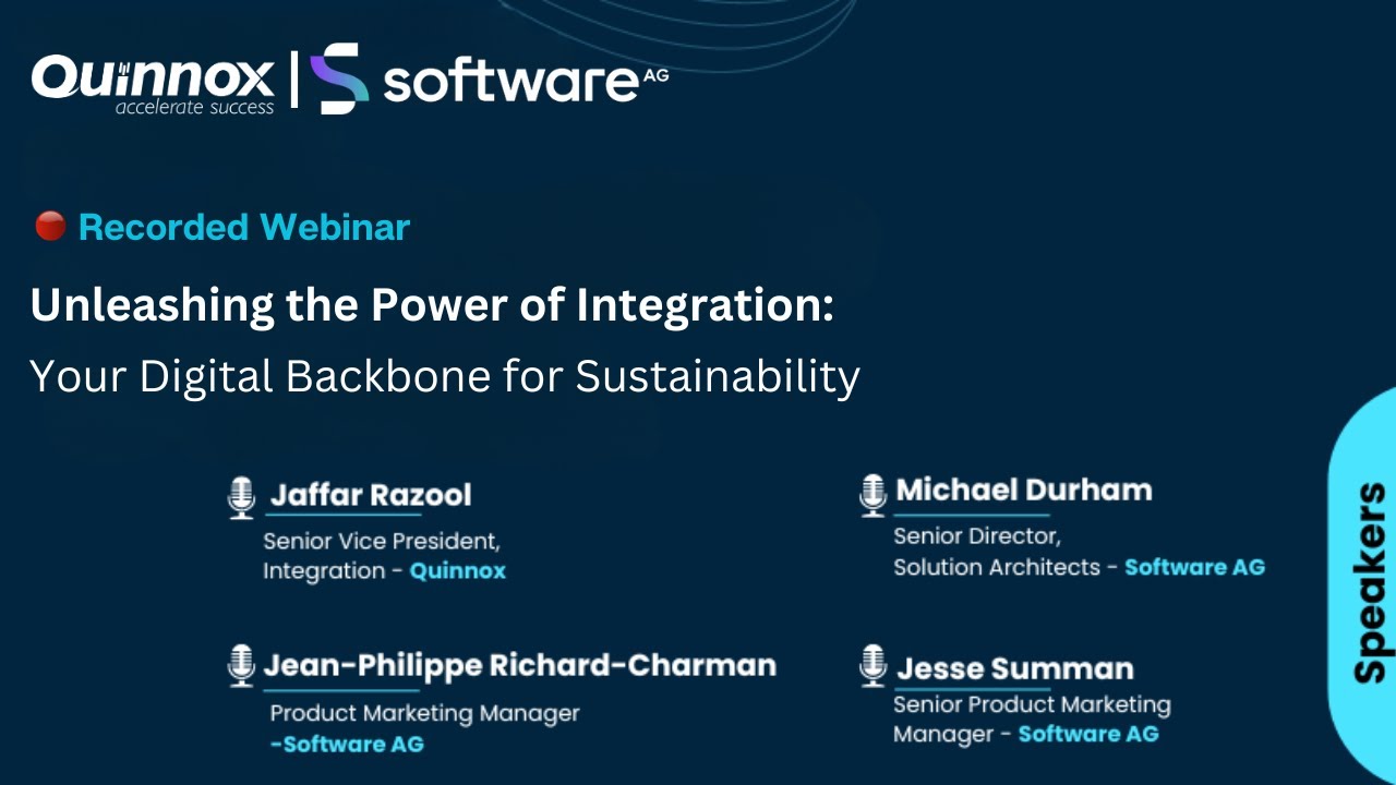 Unleashing the Power of Integration | Sustainability Webinar Series ...