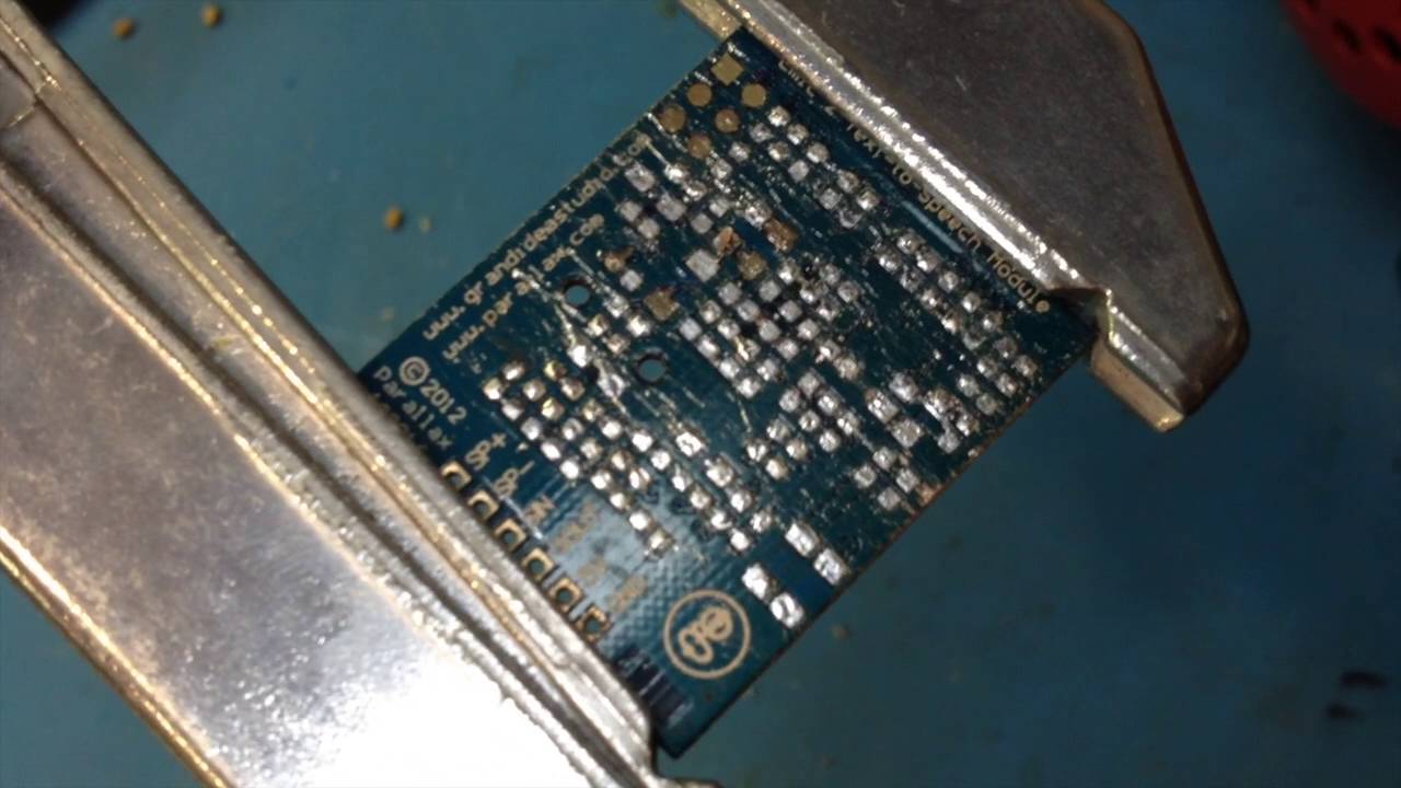 PCB Preparation: Rapid Surface Mount Component Removal - YouTube