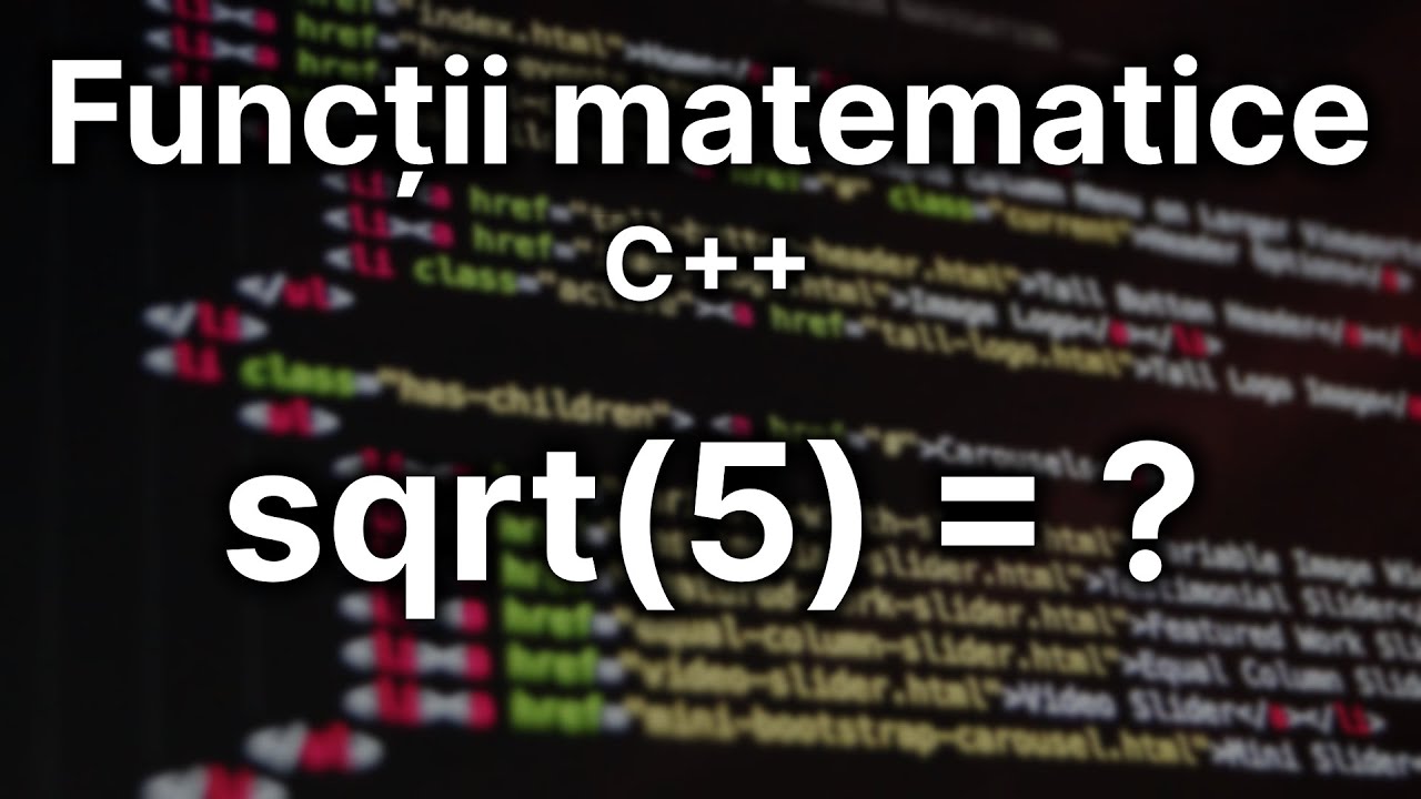 Radicalul (sqrt), ridicarea la putere (pow) - funcții matematice ...