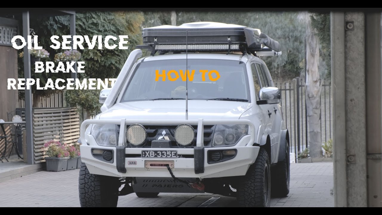 Oil Change and Brakes replacement | Pajero NT - YouTube