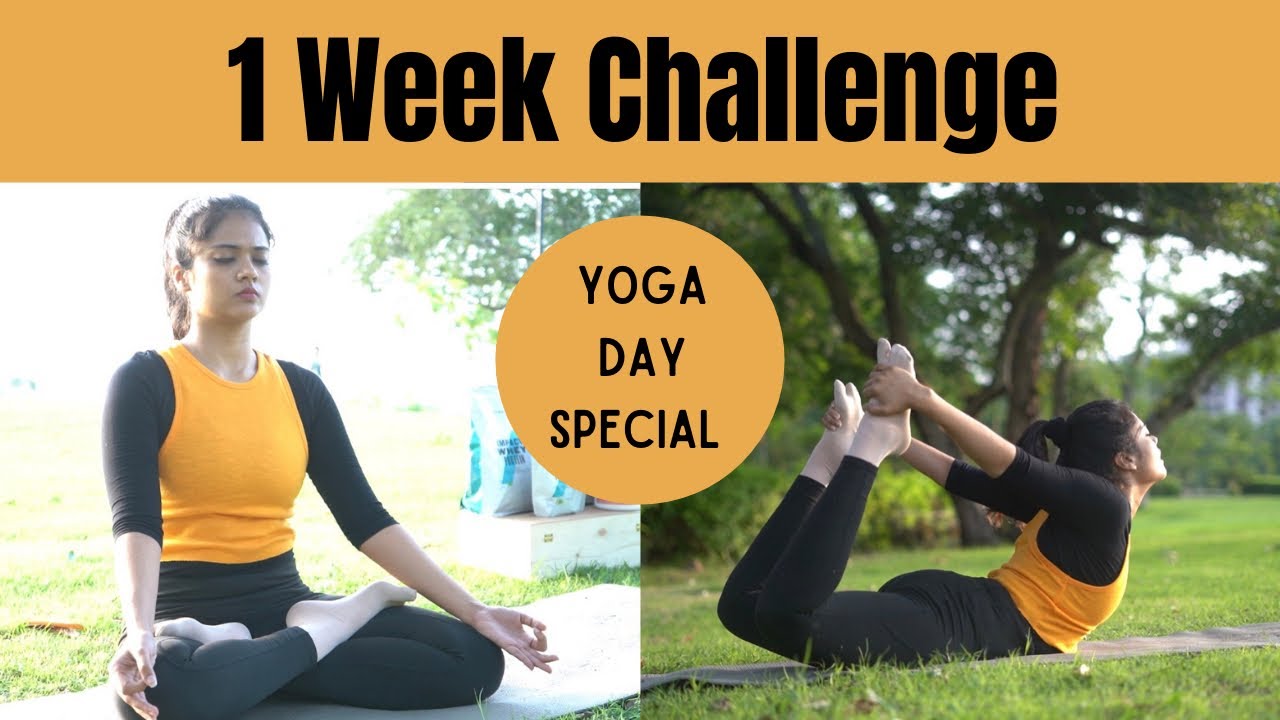 1 Week Yoga Day challenge | Complete lifestyle change | Full Body ...