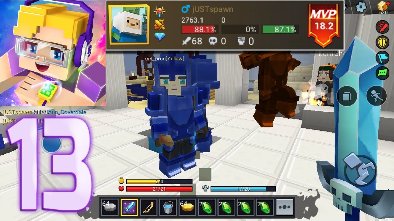 Blockman Go Bed Wars - 68 Kills Victory! (Gameplay Walkthrough Part 13 ...