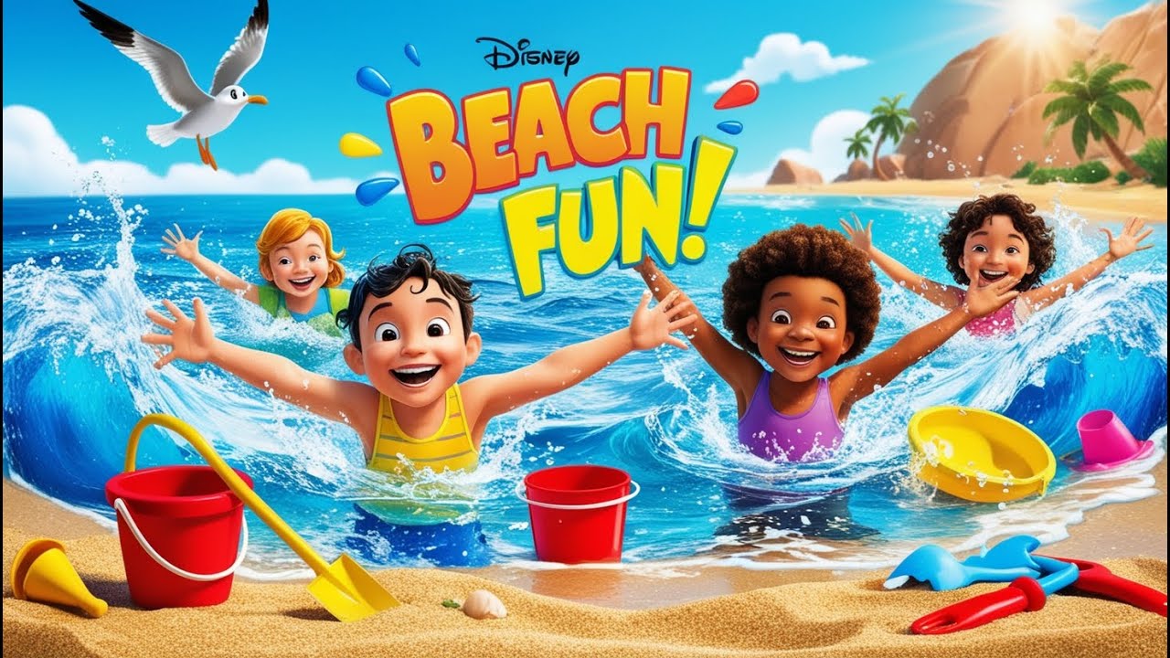 Beach Song for Kids | Fun in the Sun with Waves, Sand, and Smiles ...