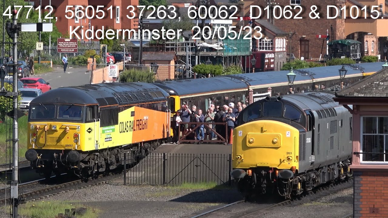 47712, 56051, 37263, 60062, D1062 & D1015. SVR Diesel Gala Part 7 ...