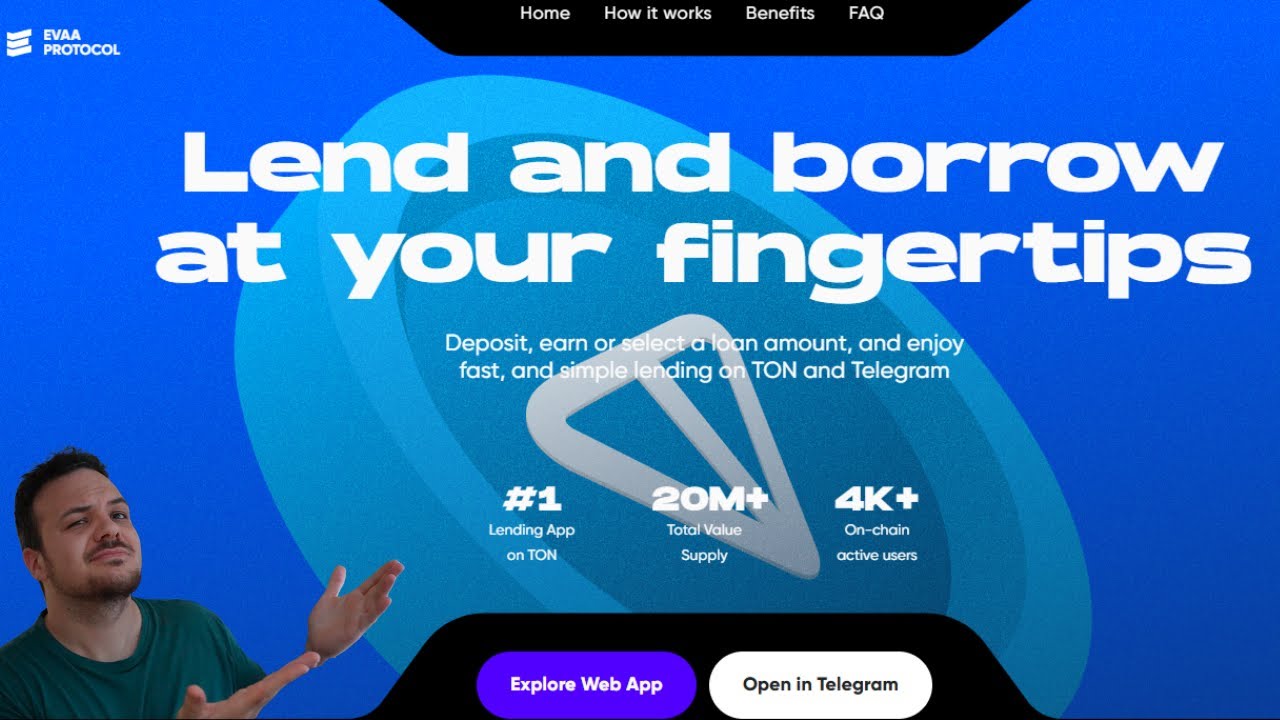 EVAA PROTOCOL AIRDROP | Piattaforma di Landing e Borrow su rete TON ! - YouTube