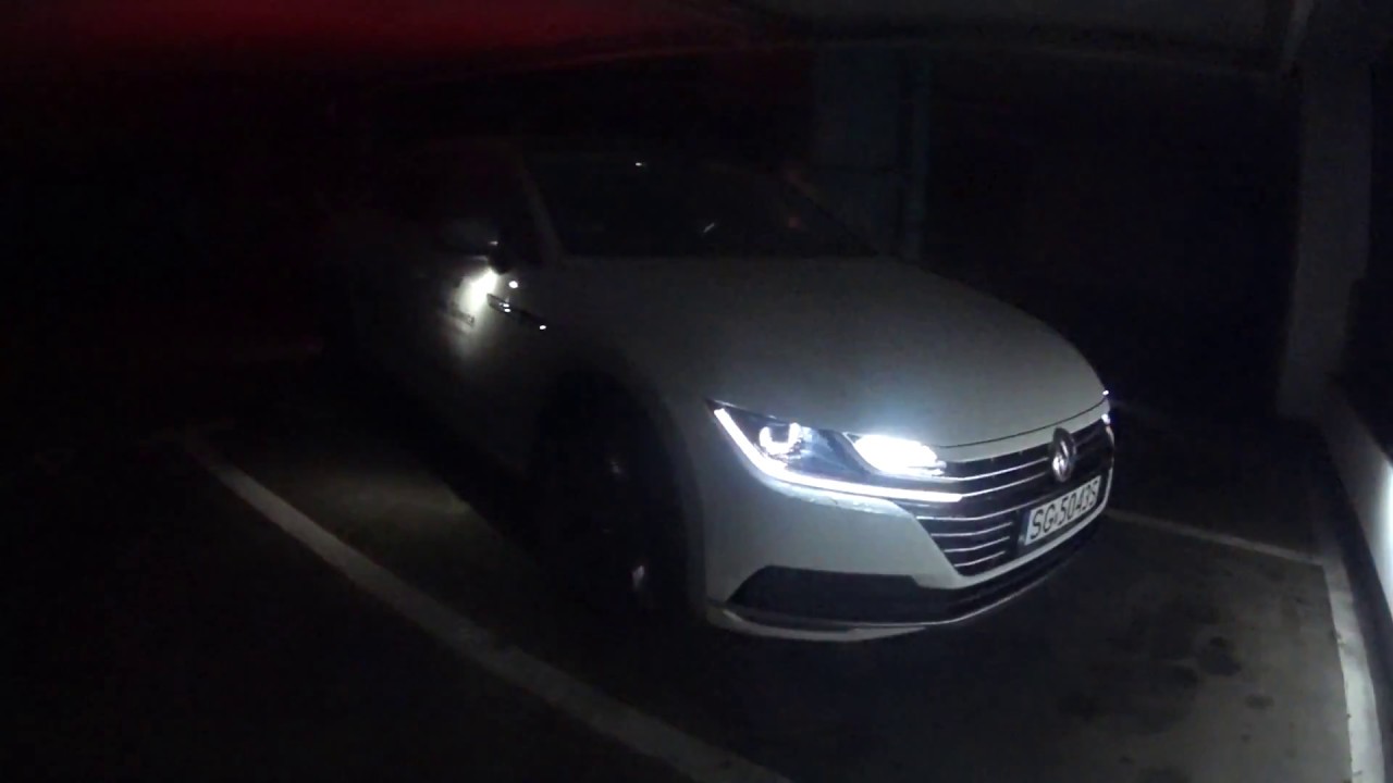 Volkswagen Arteon Led Lights test Active Lightning System - YouTube