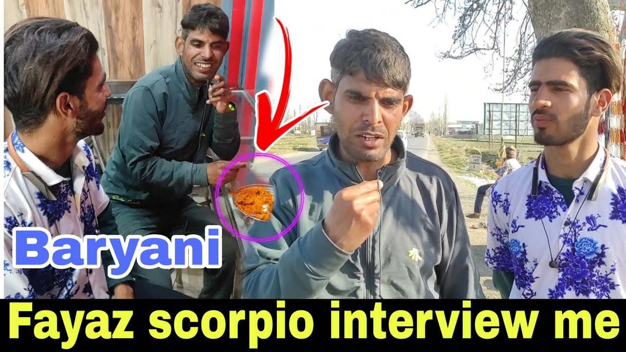 day with Fayaz scorpio || baryani ka maza ah ah 😃|| Umer Qureshi - YouTube