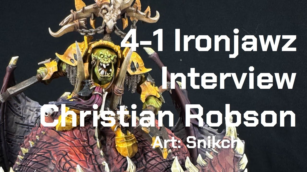 Interview with Christian Robson, 4-1 Ironjawz at Northern Wastes GT ...