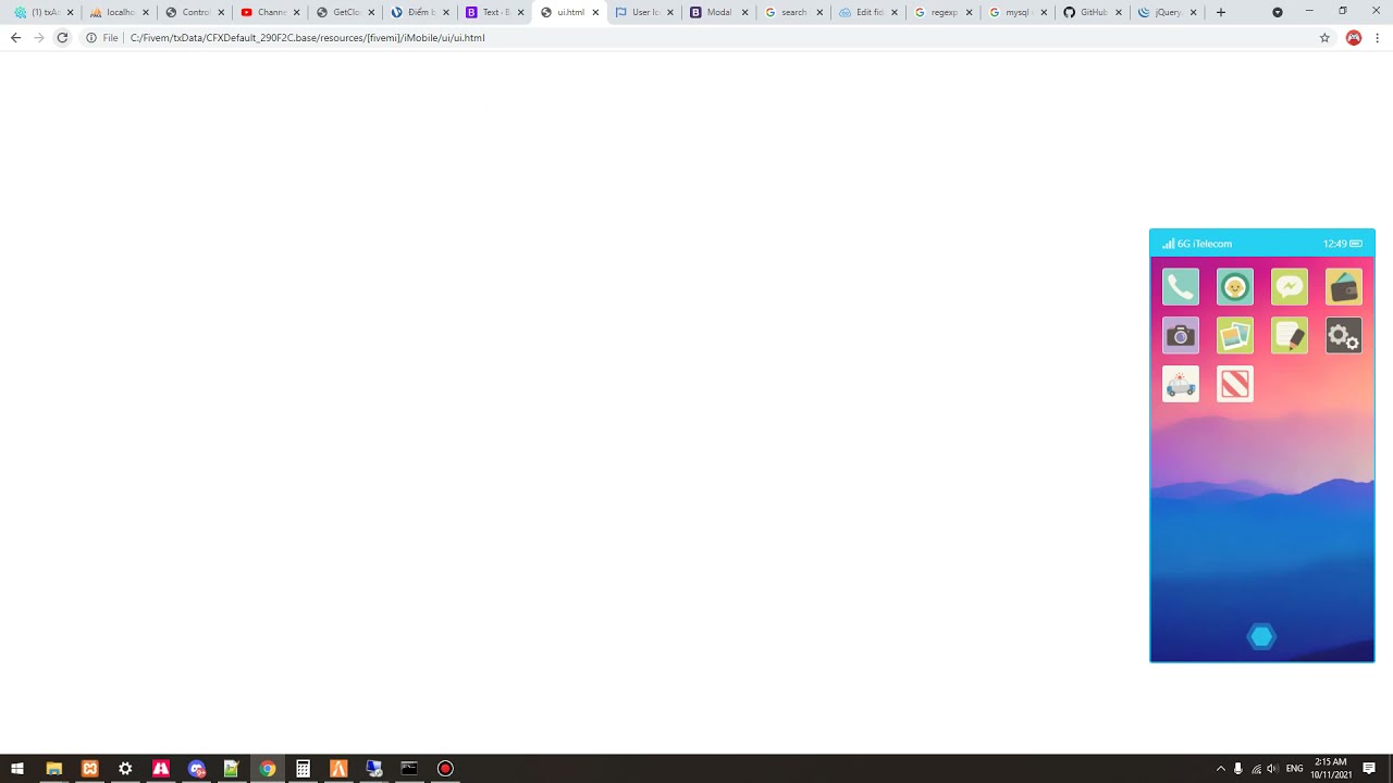 FIVEM: Phone system #1 - YouTube