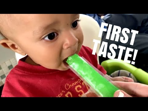 BABY’S FIRST TASTE OF SWEETNESS! - YouTube