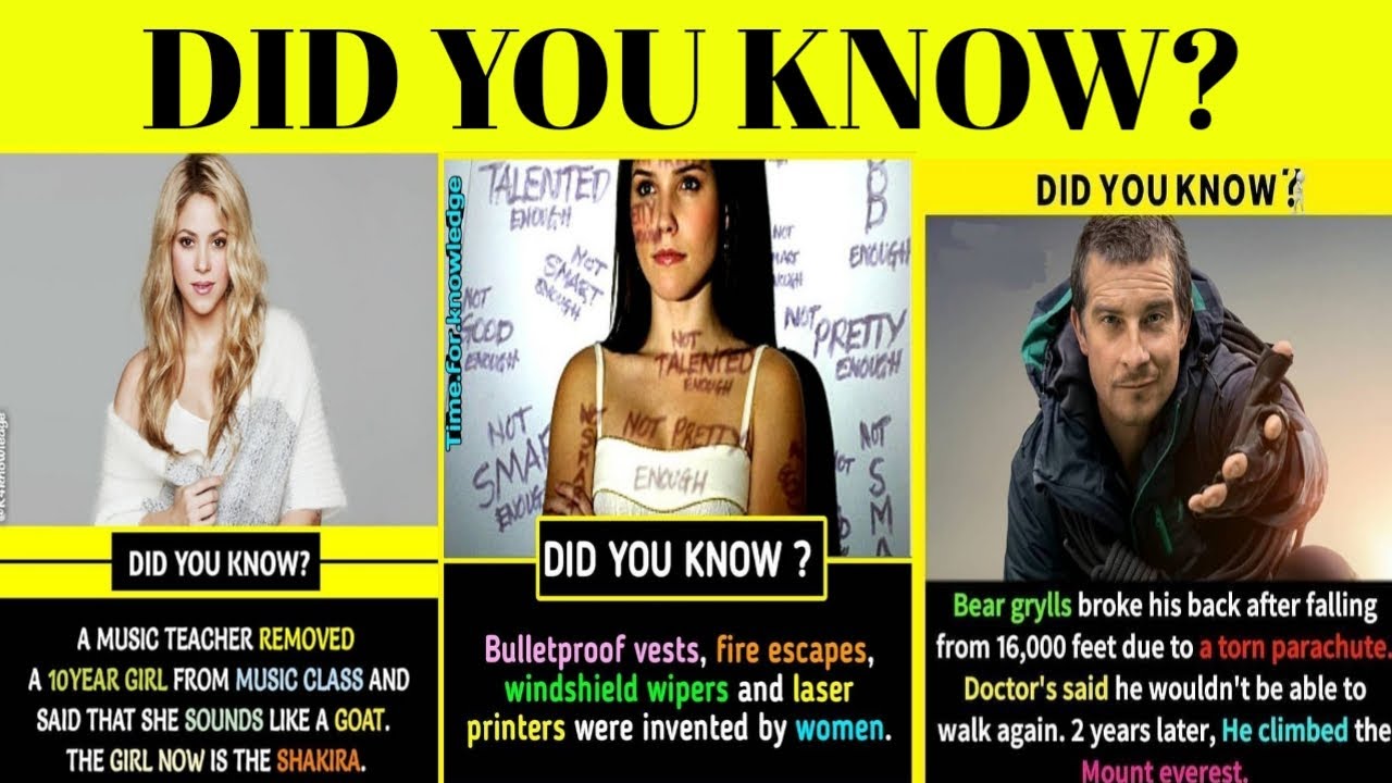 Amazing Facts That You Should Know # 25| Did You Know Facts ...