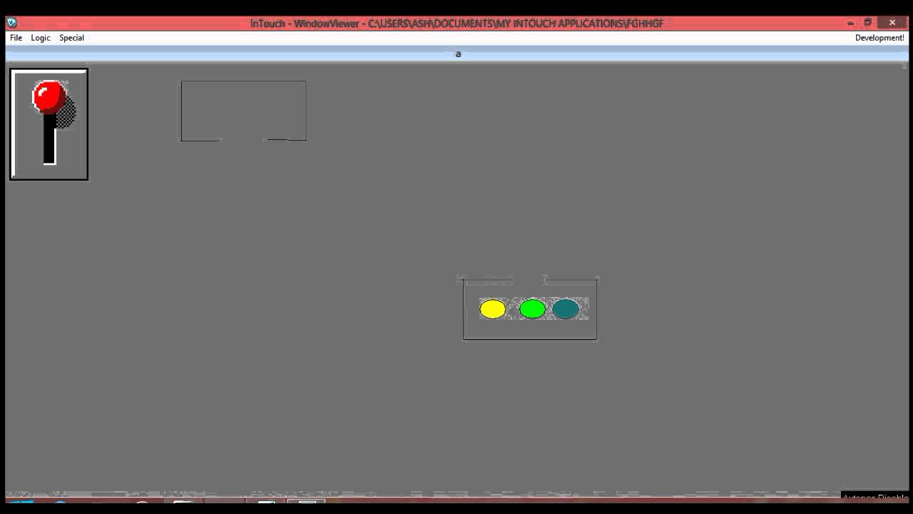 SCADA(Wonderware Intouch) tutorial Design-9 - YouTube