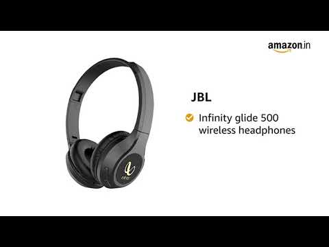 Infinity (JBL) Glide 500 Wireless Headphones/54% off/₹1,599/amazon new ...