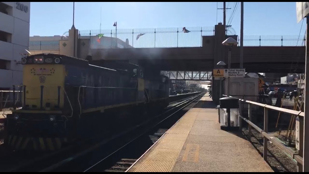 LIRR: 150 Annihilates The Famed Mineola With It’s Beautiful K5LA - YouTube