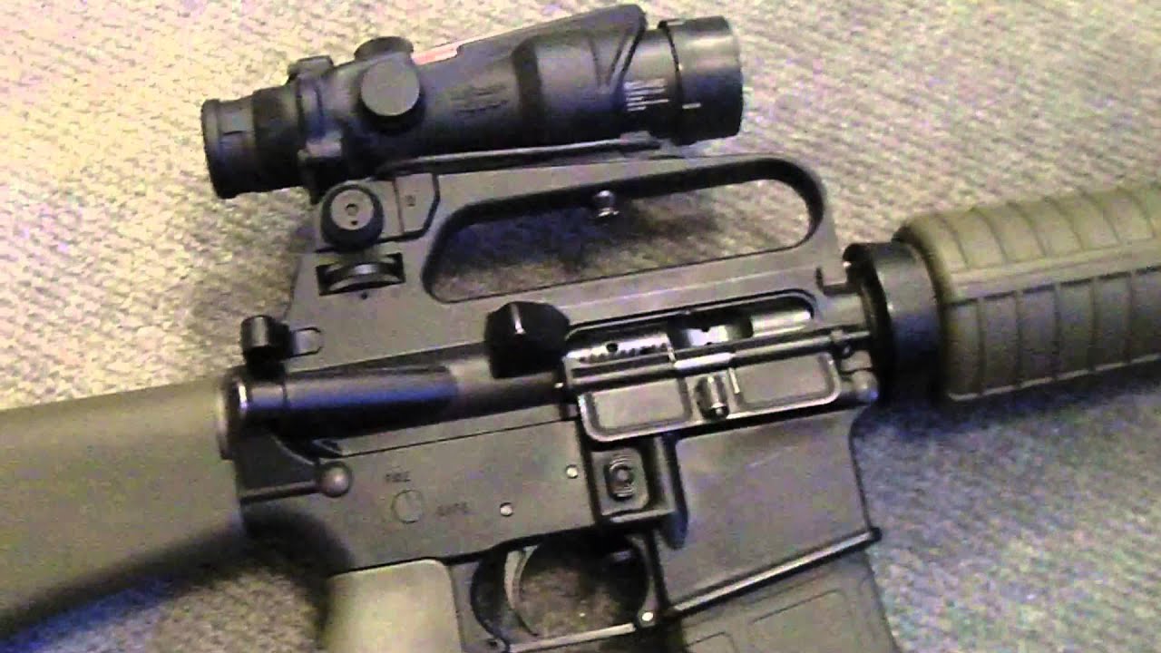 M-16 ACOG Doughnut Of Death (TA31) - YouTube