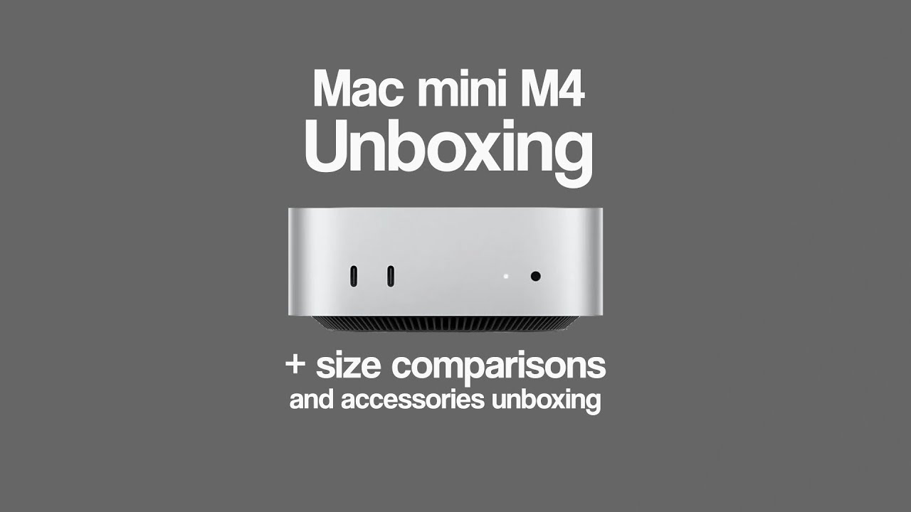 Mac mini M4 Unboxing - YouTube