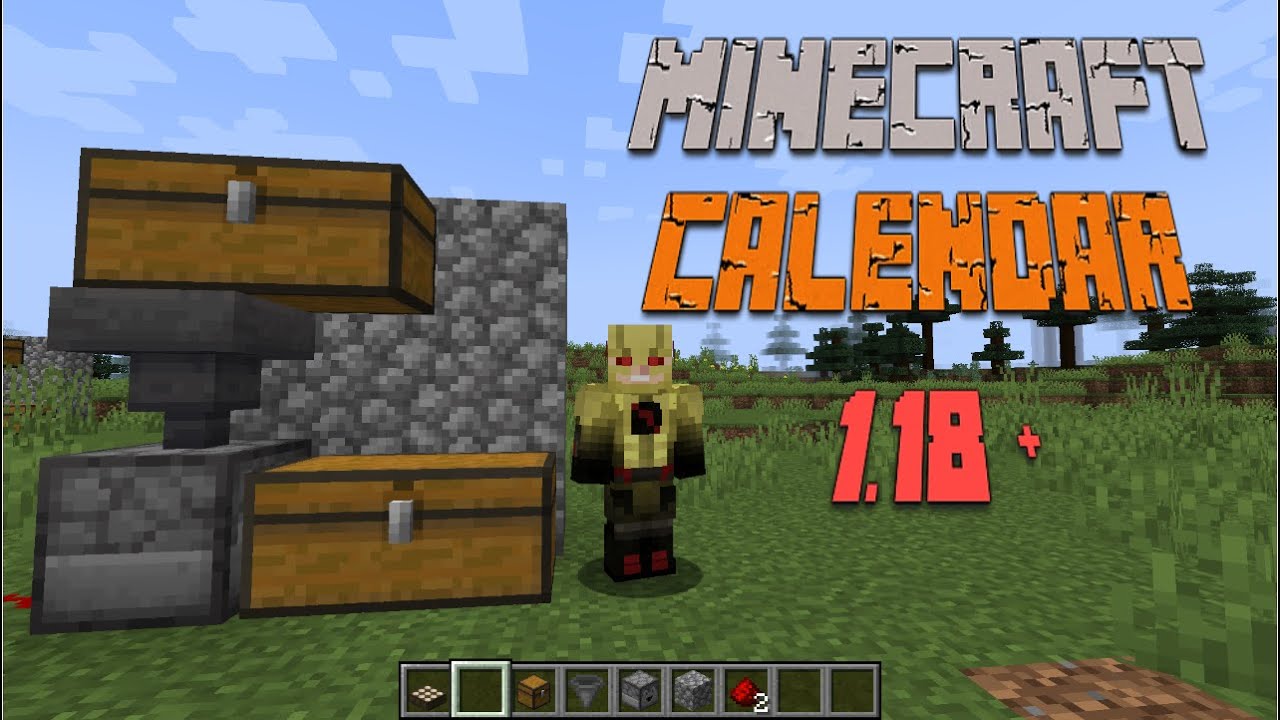 [Minecraft] - How to Make a WORKING Calendar! - YouTube