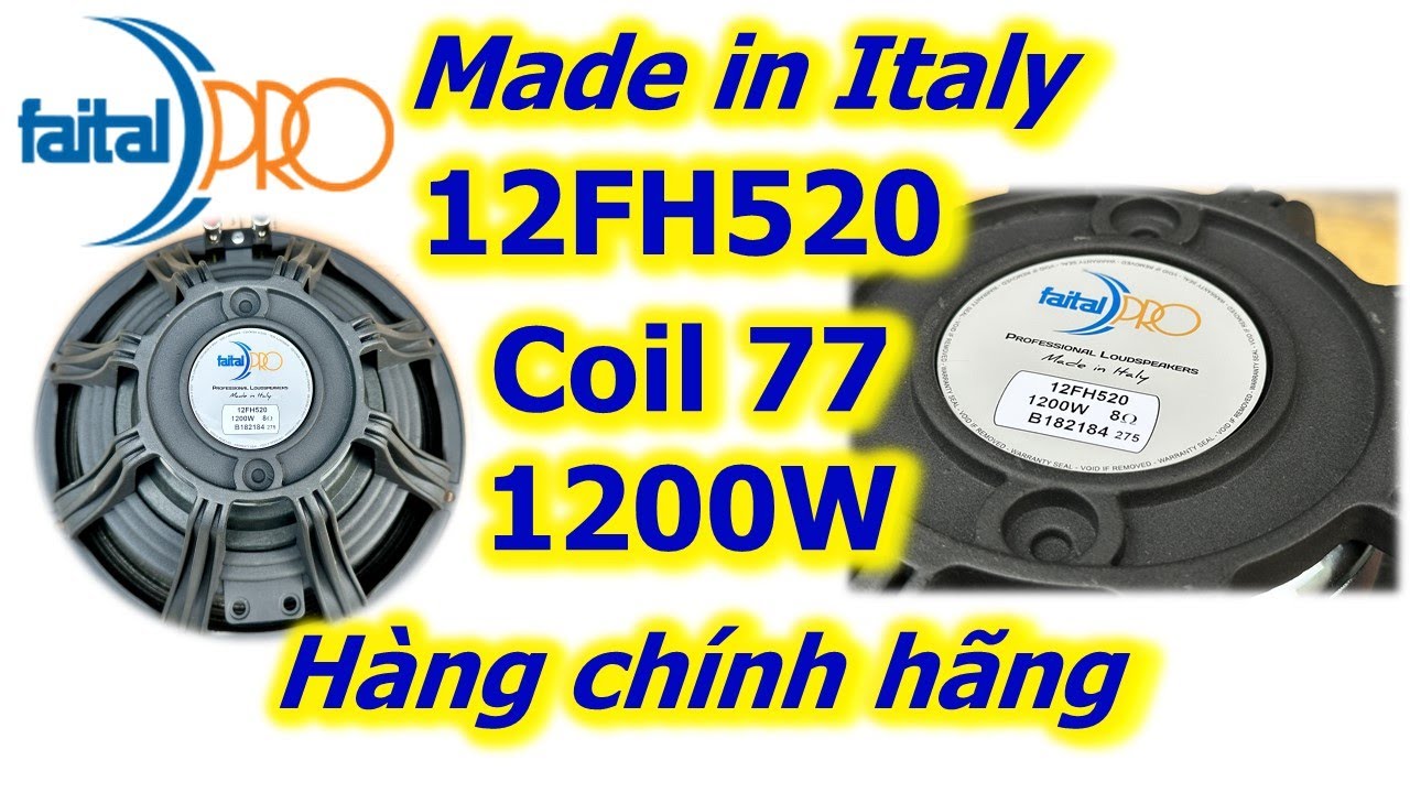 Fitalpro - 12FH520 - Made in Italy Chính Hãng - YouTube
